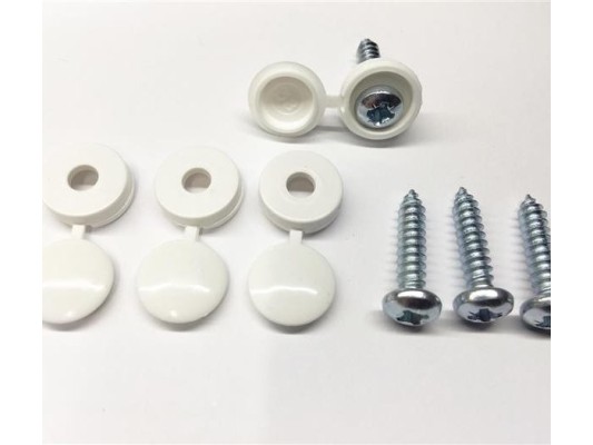 Number Plate Screws White number-plate-screws-white